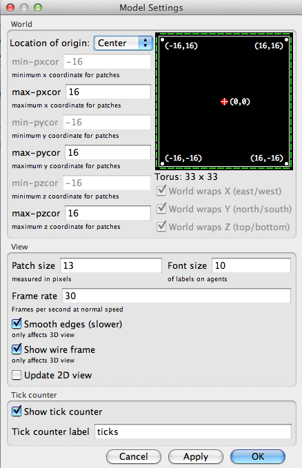 NetLogo 5.3.1 User Manual: 3D